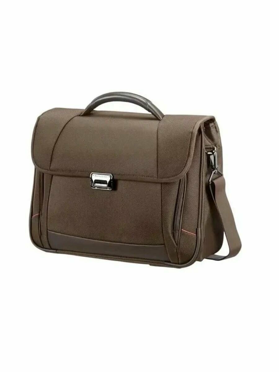 Сумка для ноутбука Samsonite 005 35 V, полиэстер, для 15.6", коричневая