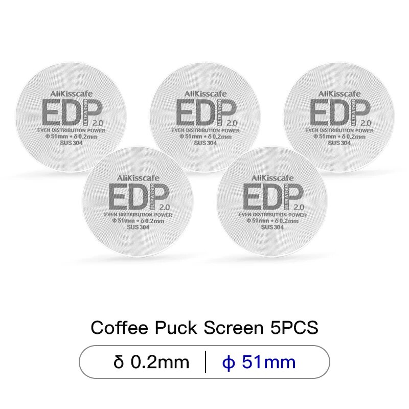 Alikisscafe EDP 2.0, 5шт, 51.5мм, белый