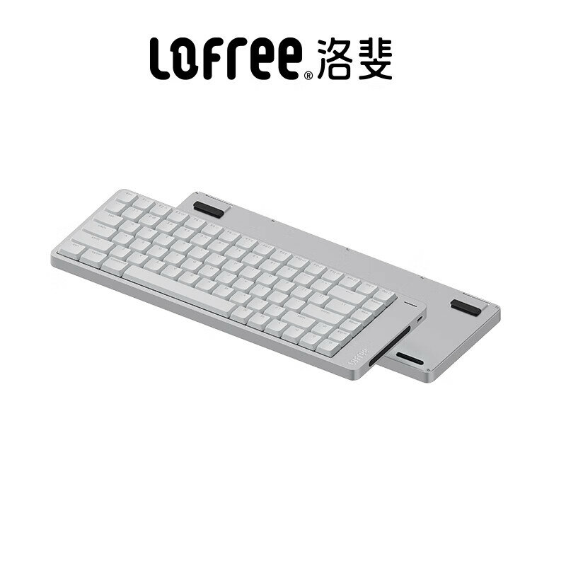 LOFREE Xiao Shun FLOW2 84-клавишная механическая клавиатура с низкой профилем, алюминиевая, беспроводная Bluetooth для