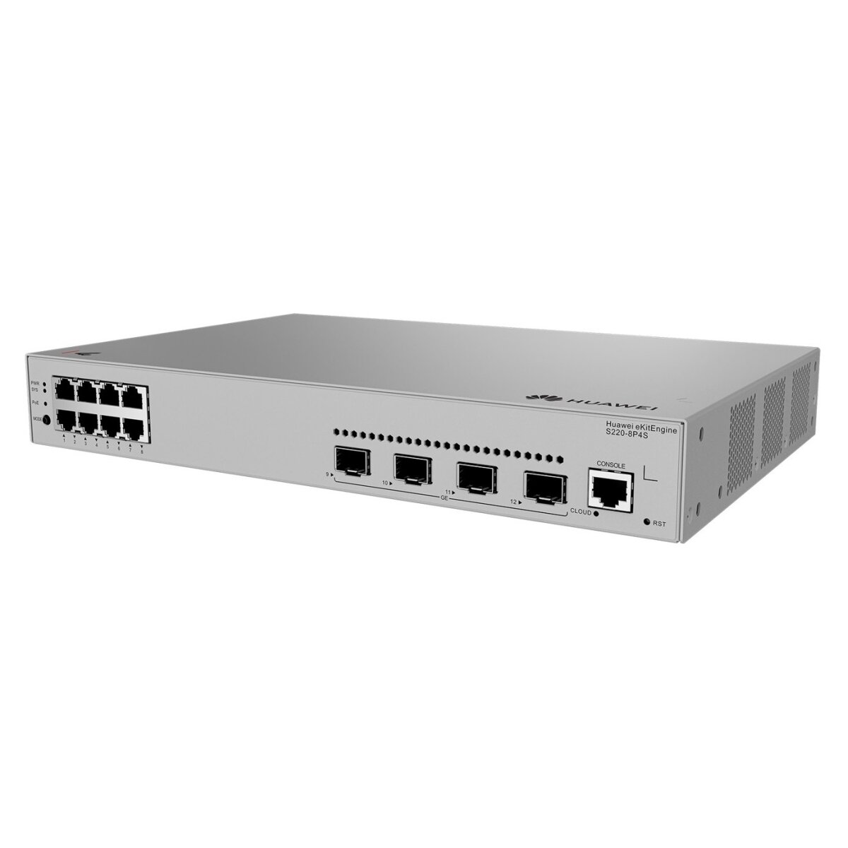 Коммутатор Huawei S220-8P4S, L2, 24 Гбит/с, управляемый (98012552)