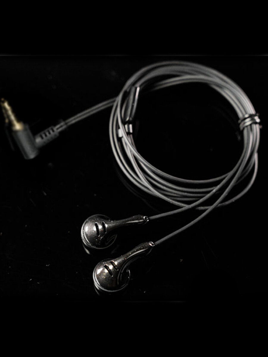 Venture Electronics VE SL PLUS 3.5SE mic-U, черный, проводные наушники