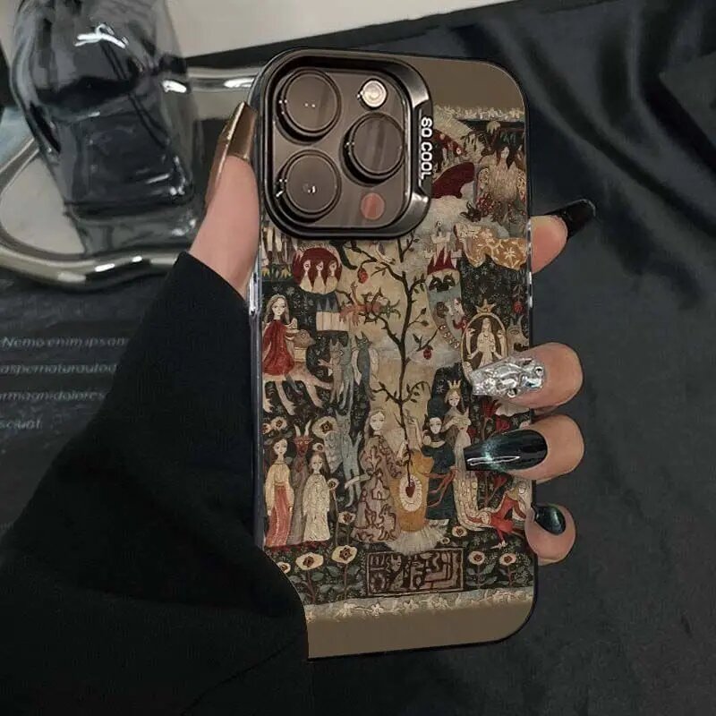 Чехол для iPhone 13 с винтажным гобеленом