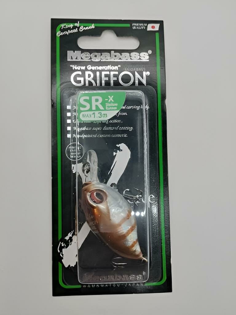 Воблер Megabass GRIFFON SR-X 43мм 8г Крэнк для Щуки Глубина 1.3м Япония