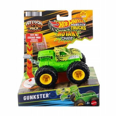 Игрушечный транспорт Hot Wheels MONSTER TRUCK - OVERSIZE 1:64 Gunkster - Хот Вилс JML01