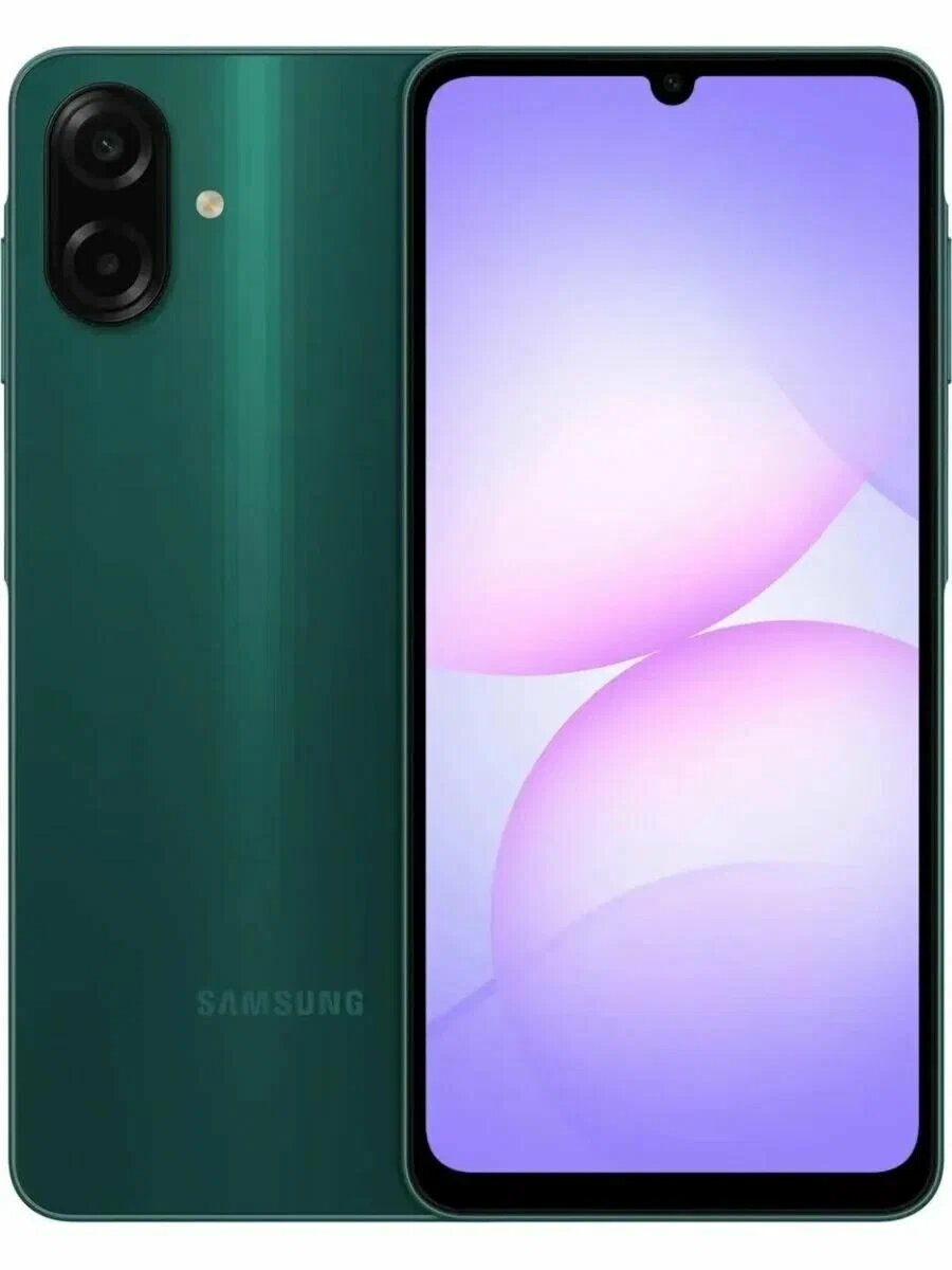 Смартфон Samsung Galaxy A07 6/128Gb SM-A075F зеленый (SM-A075FZGHCAU) EAC