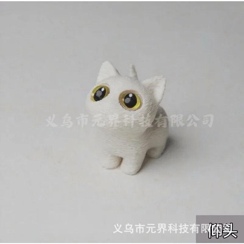 Миниатюра 3D кота, Белый, Цвет: 1