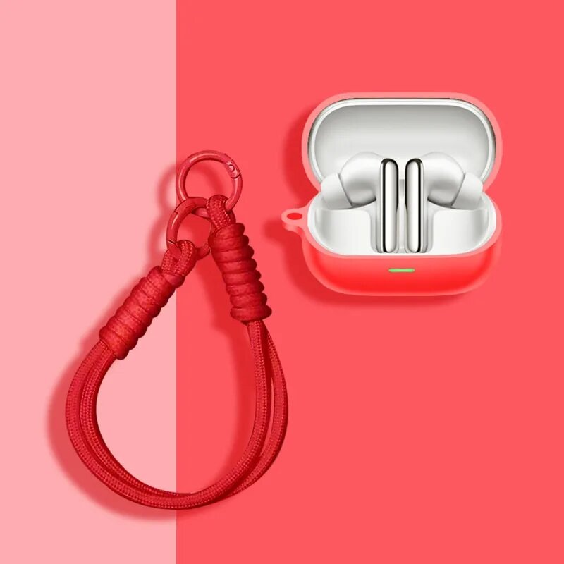 Красный чехол для наушников Honor EarBuds 4