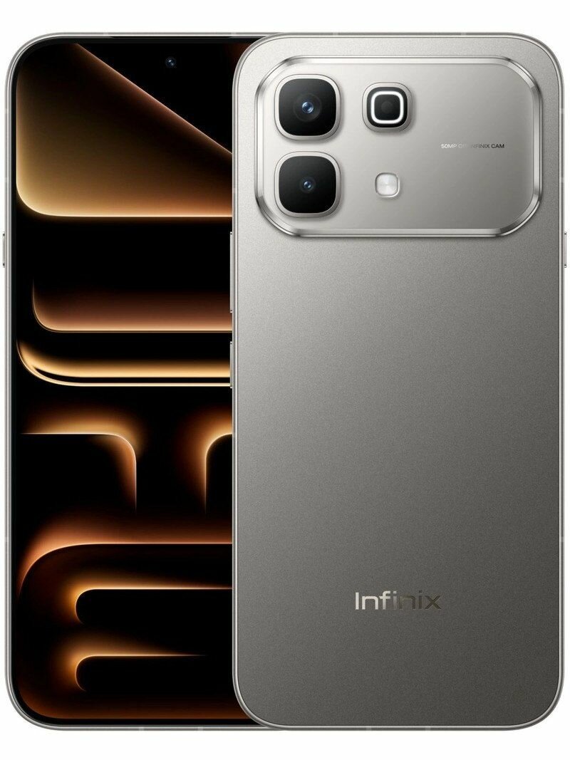 6.78" Смартфон INFINIX Note 60 8/256Gb, X6879, NFC, AMOLED, 144Гц, 6500мAч, титан