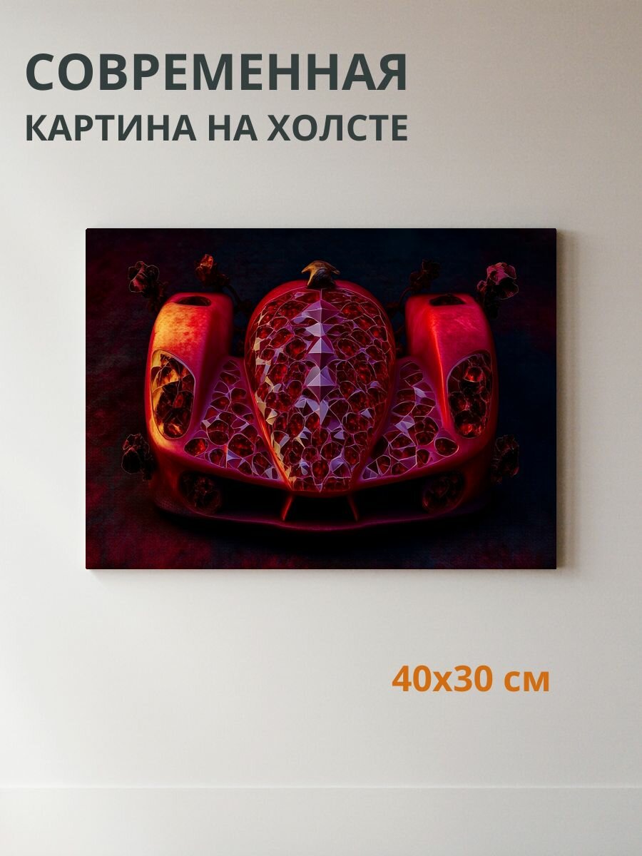 Картина на холсте Геометрический 40x30 см
