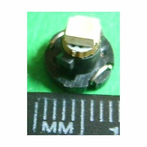 Автолампа T3 белая 1smd 3528 140 градусов white без цоколя диаметр 8мм