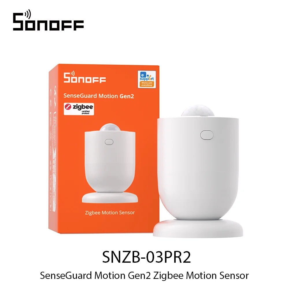 Датчик движения SONOFF SNZB-03PR2 SenseGuard Motion Gen2 Zigbee