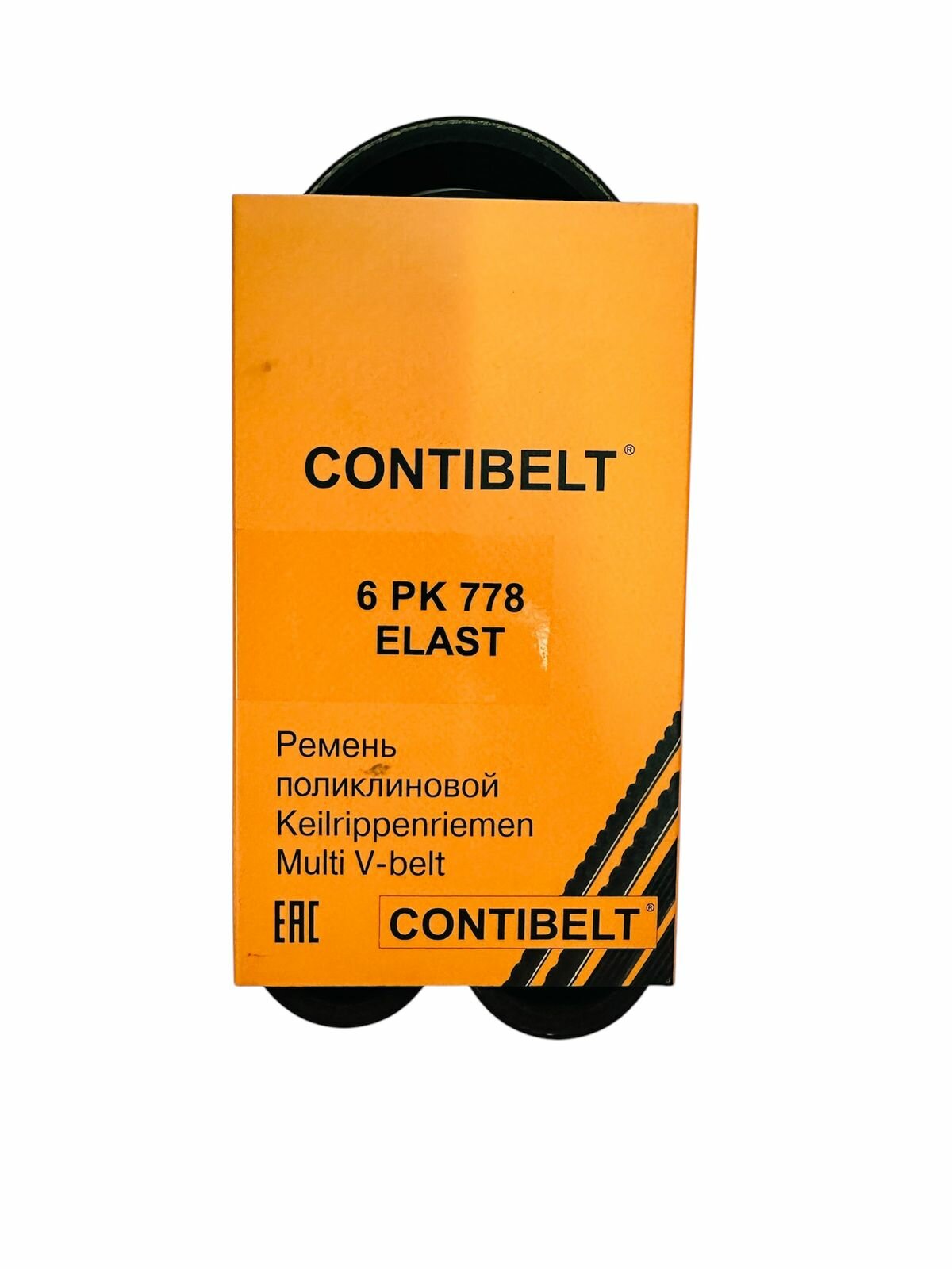 Ремень приводной поликлиновой Contibelt 6PK778ELAST 6PK778ELAST для Lada Largus дв.21129 без конд.
