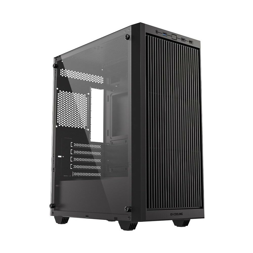 Корпус для ПК ID-Cooling WARE 300 Black, Middle Tower, Micro-ATX, Черный (WARE 300)