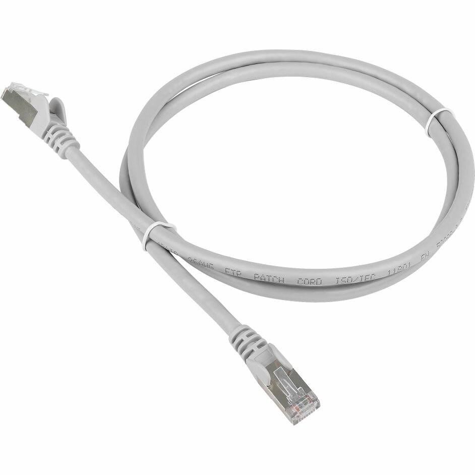 Патч-корд LANMASTER TWT-45-45-2.0/S-GY 2м RJ-45 cat.5e FTP серый