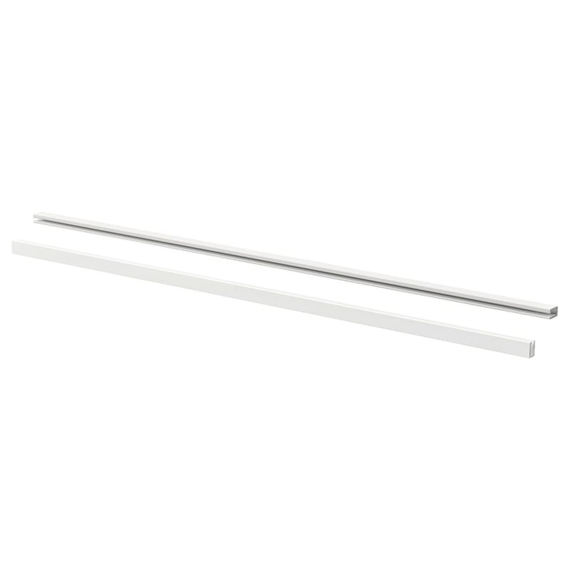 Ручка IKEA "LARKOLLEN" 205.256.91, материал алюминий, цвет белая, 60см