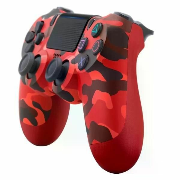 Геймпад Wireless Controller PS4 Dualshock (хаки красный) — фото 1