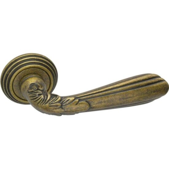 Дверная ручка Adden Bau "Vintage" FIORE V207 AGED BRONZE, Состар. бронза