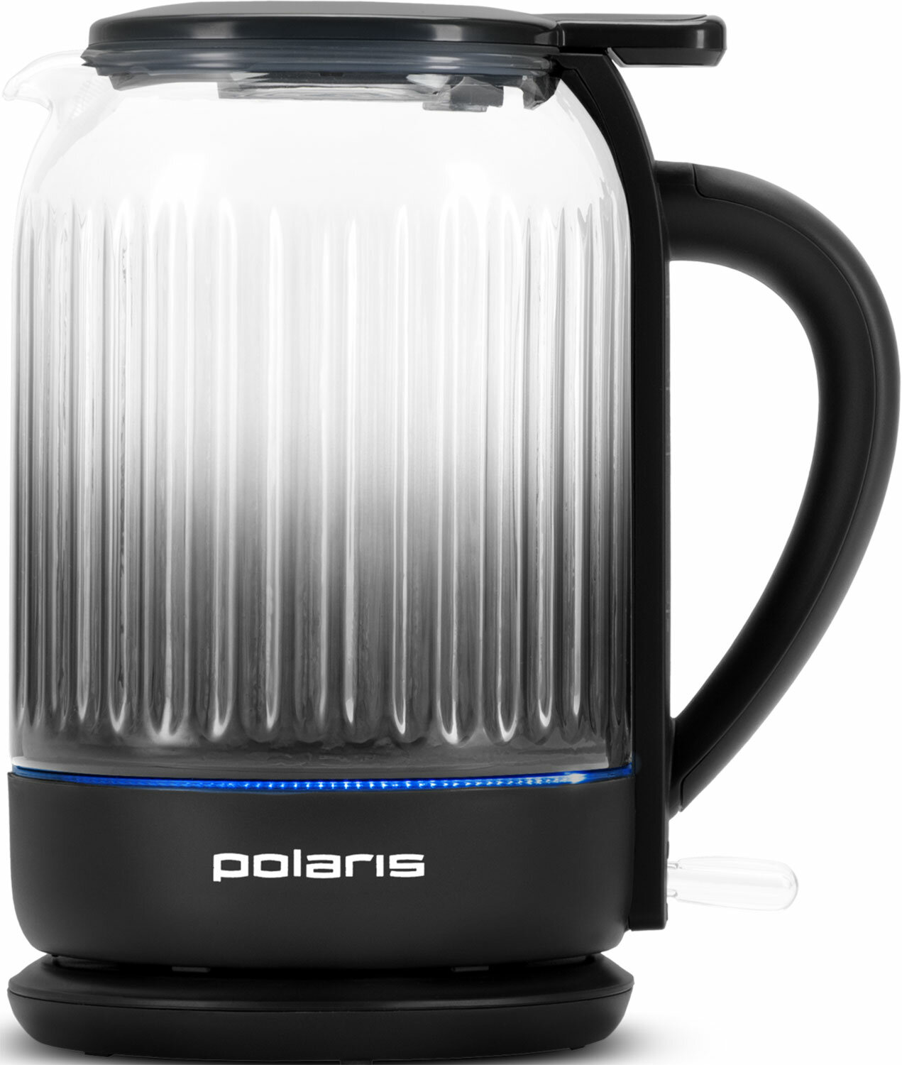 Чайник электрический Polaris PWK 0701CGL Water Way Pro, черный