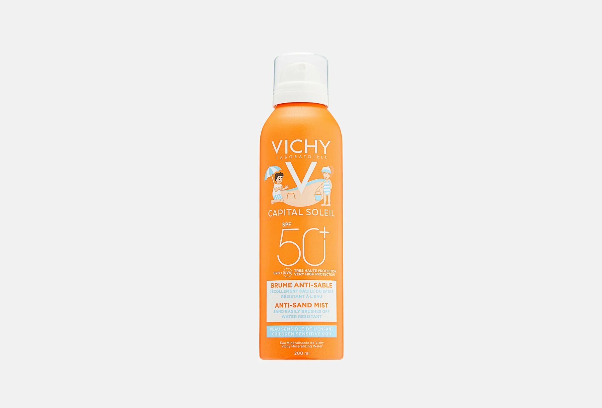 VICHY Capital Soleil Спрей-вуаль анти-песок SPF 50+ 200мл