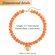 Колье Badu Jewellery, оранжевый