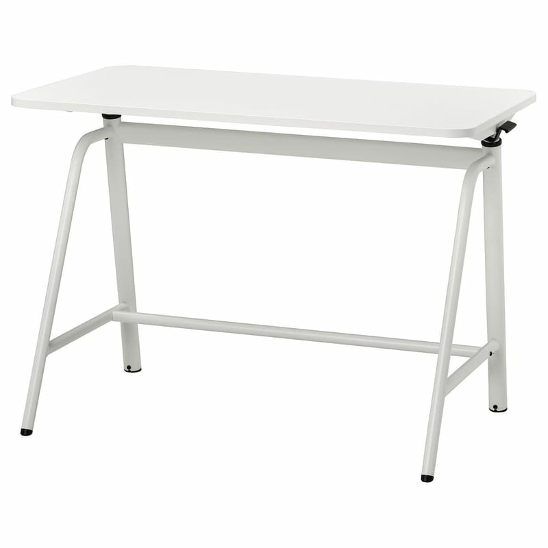 Письменный стол ikea gladh jden, белый, 100x60 см 304.939.39