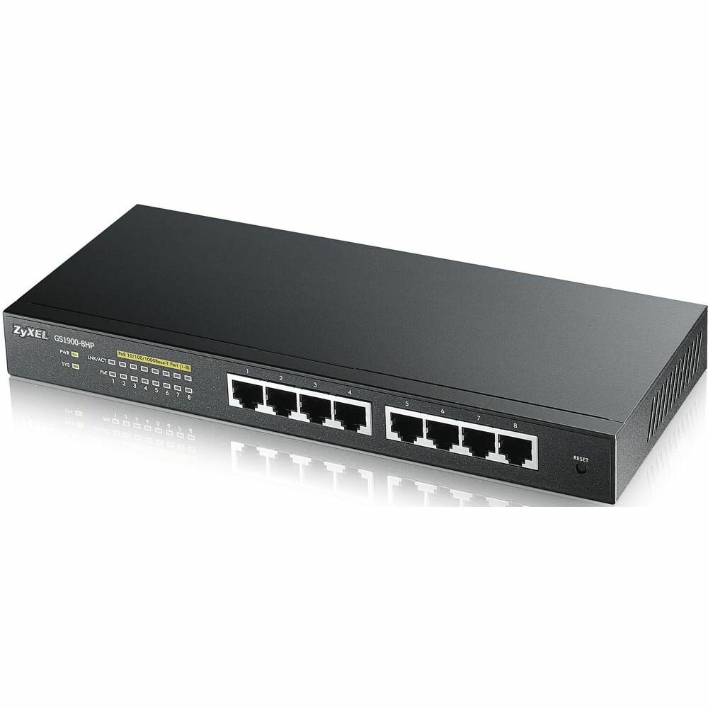 Коммутатор Zyxel GS1900-8HP-EU0103F