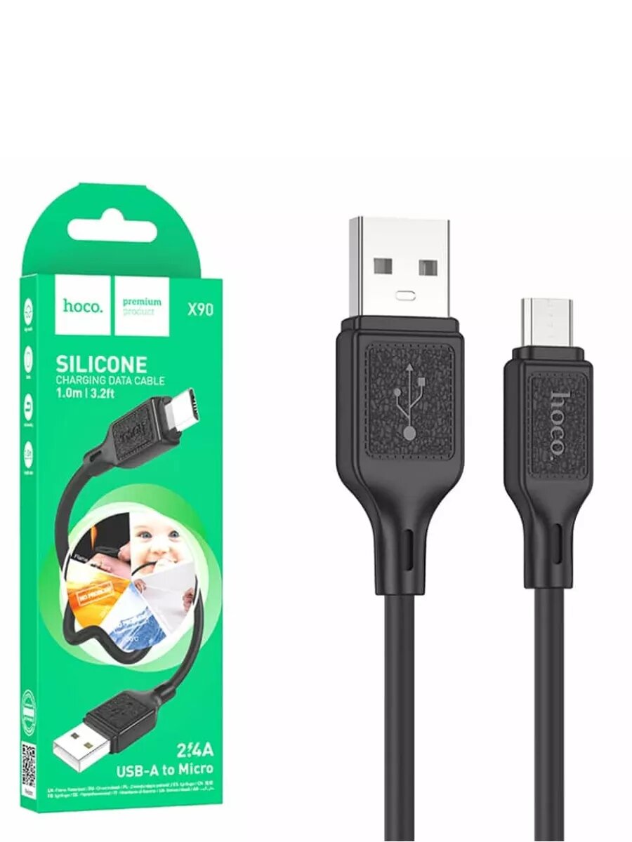 hoco. product X90 SILICONE micro usb