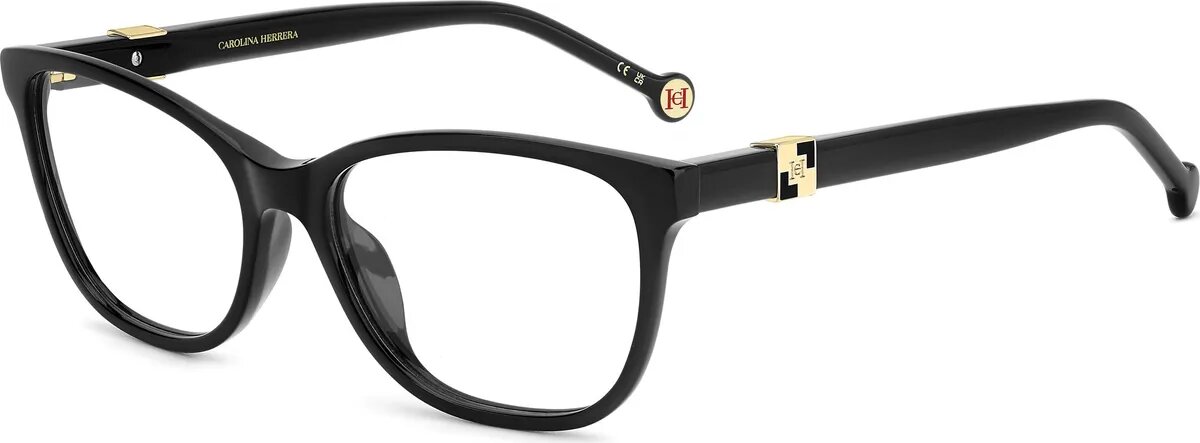 Оправа Carolina Herrera HER 0276/G 807, тип оправы ободковая, материал оправы пластик, пол женские, форма оправы овальная