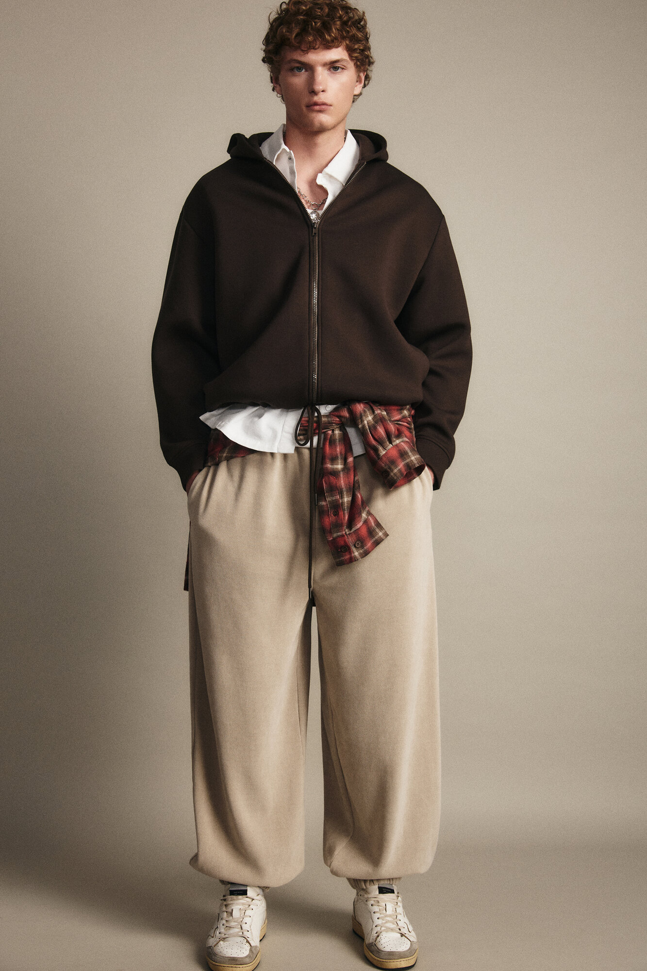 Брюки багги casual
