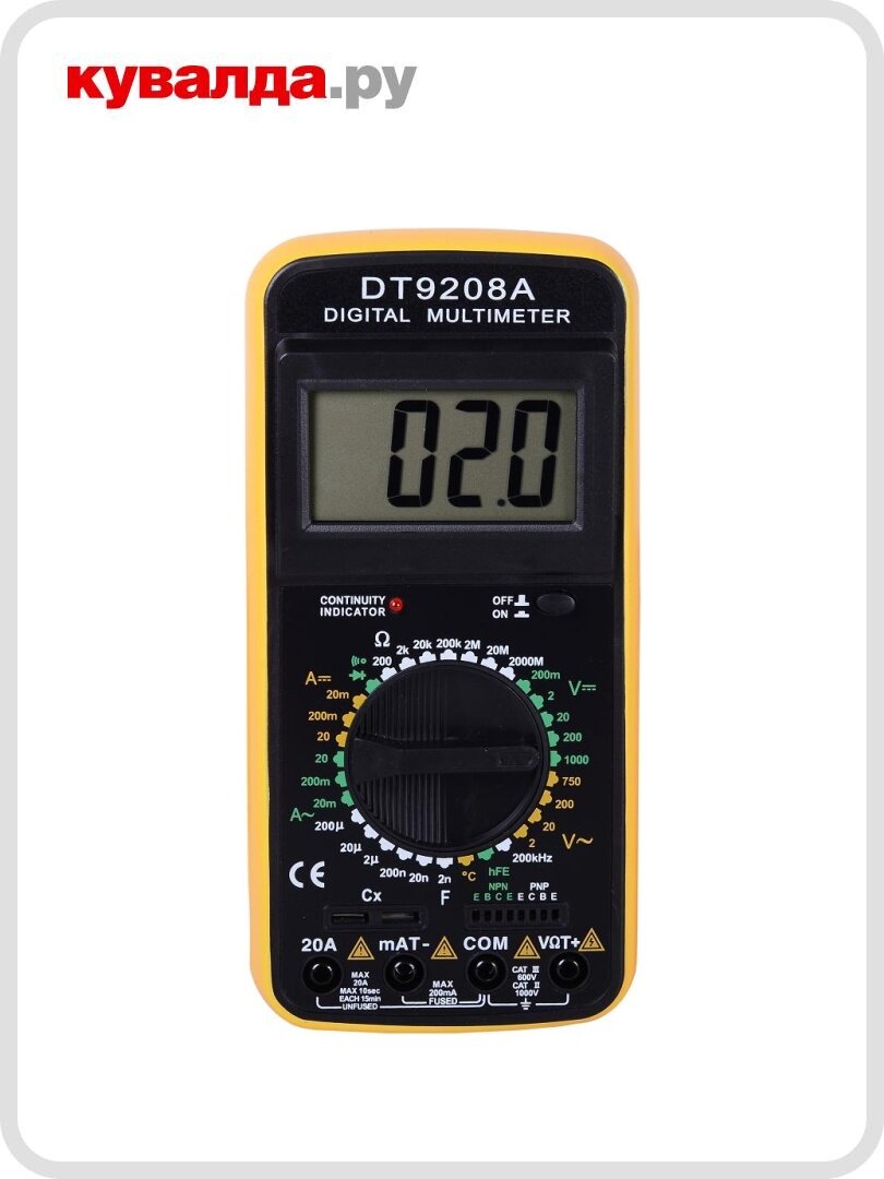 Мультиметр Ресанта DT9208A