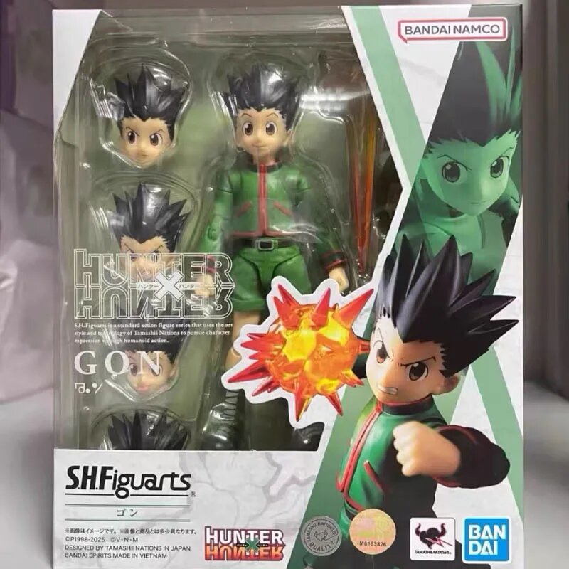 Фигурки Bandai S.H.Figuarts Hunter x Hunter: Курапика, Гон, Килуа Золдик GON