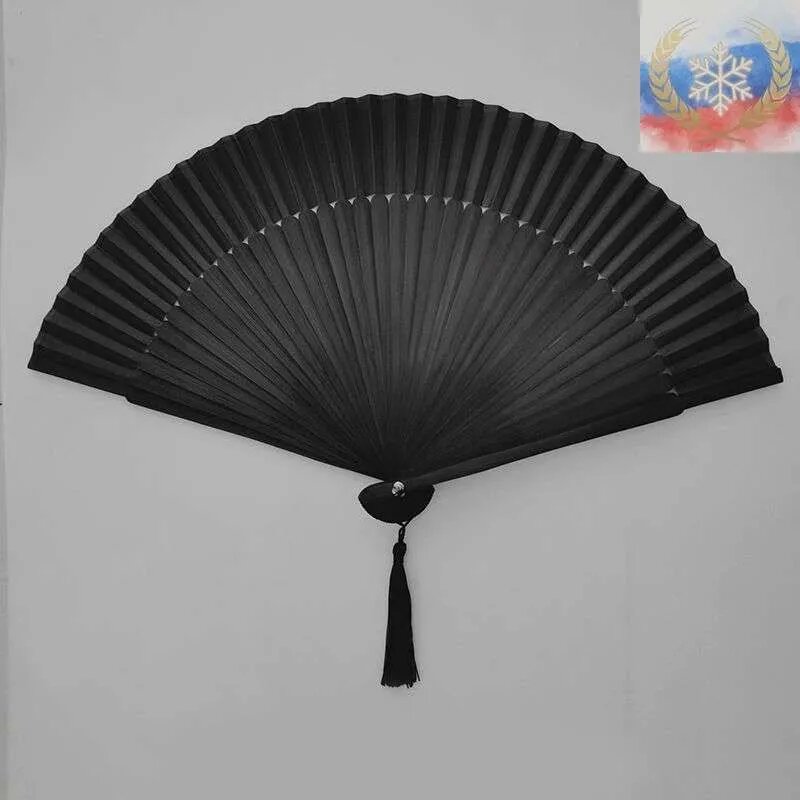 Складной Веер Из Бамбука И Шелка Для Мужчин Сумка Для Хранения 40.00X21.00X1.00Cm