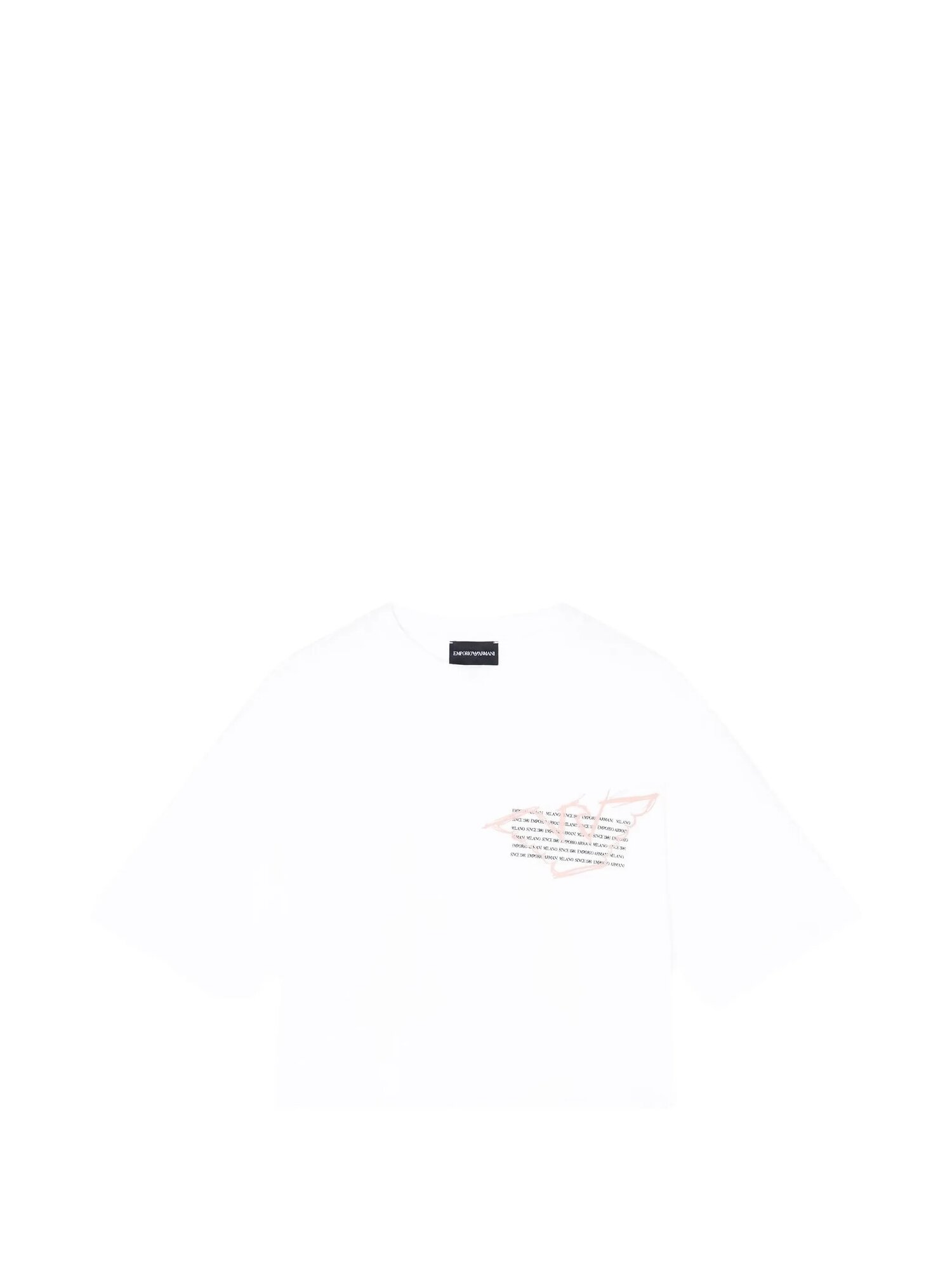 Футболка Logo-print cropped T-shirt