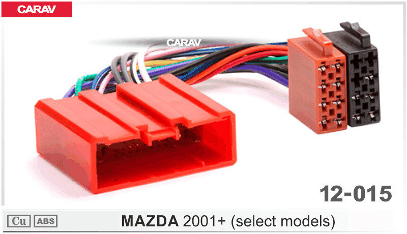 ISO - переходник разъем для MAZDA 2001+ CARAV 12-015
