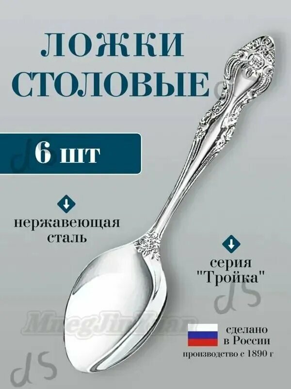 Ложка столовая CGKPHS5EHN 6 предм. серебристый