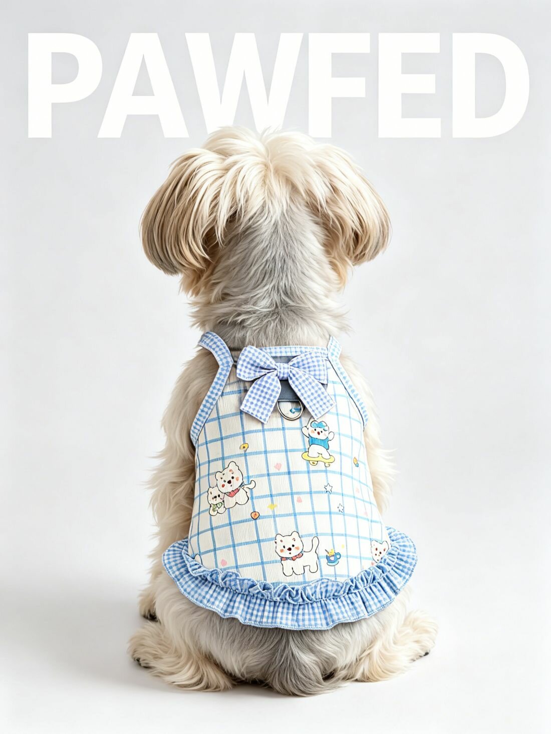 PAWFED Костюмы и домашние платья для питомцев, весеннее дышащее платье принцессы костюм принцессы дышащий одежда для питомцев весна