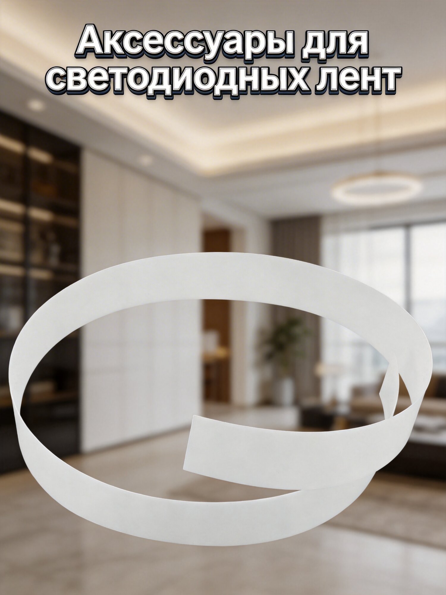Гибкая оптическая панель для распределения света в подвесных потолках 122х4 см