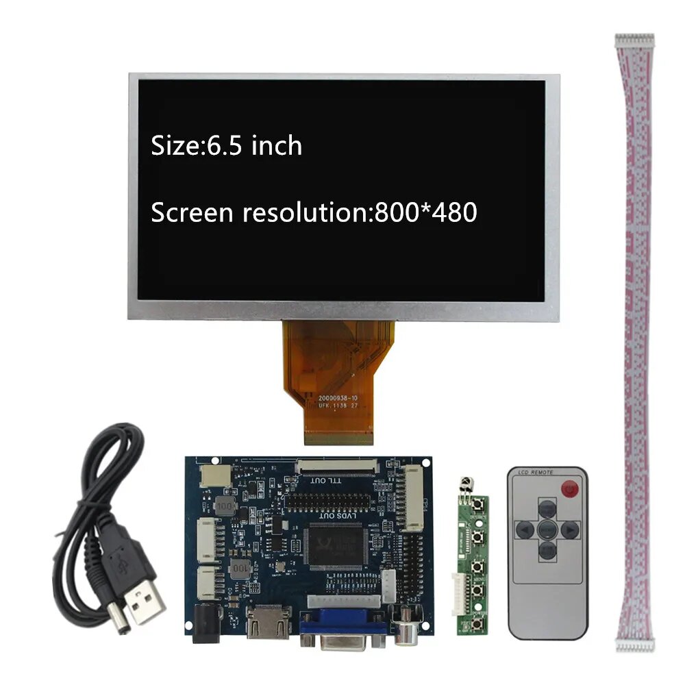 Heyman ЖК-монитор 7-10 дюймов для Raspberry Pi 6.5 inch