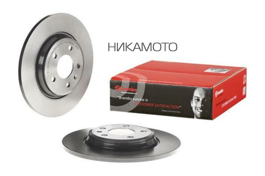 BREMBO 08. D060.11 Диск тормозной AUDI A4/A5/Q5 15- задний . D 300мм.