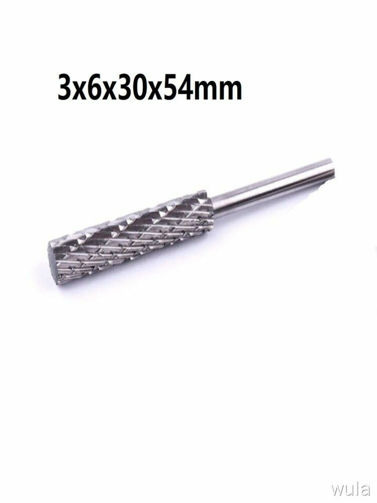 Твёрдосплавная фреза Wula 3x6x30x54mm для резьбы по дереву и металлу