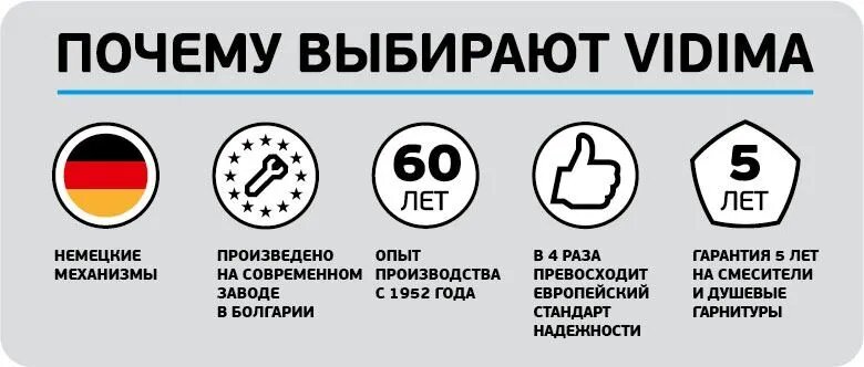 Смеситель для ванны VIDIMA Scorpio — фото 1