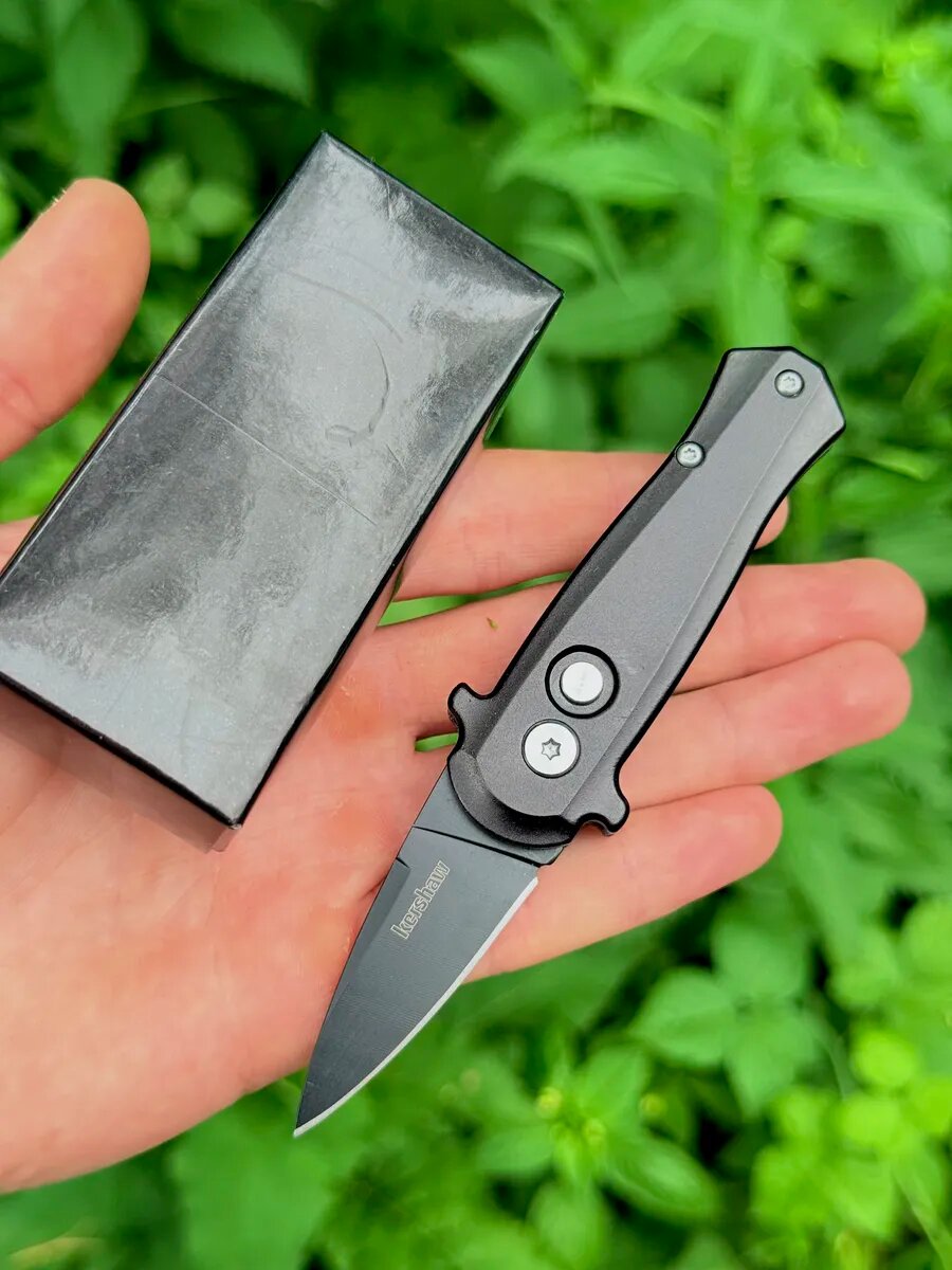 Туристический автоматический складной мини нож Kershaw