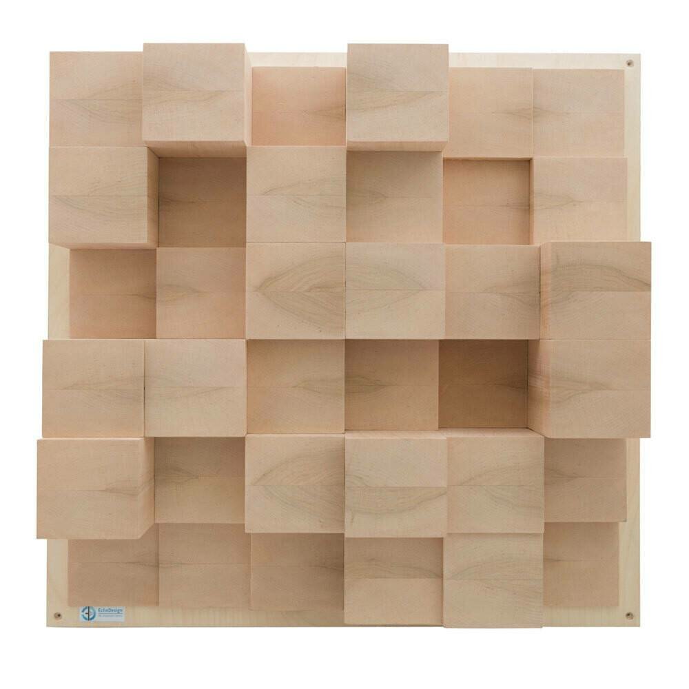 Акустический диффузор Echoton Blocks, деревянный, сосна, 600x600x110мм, 1шт