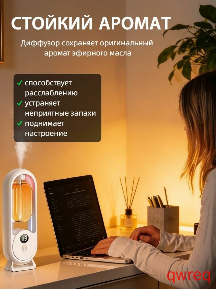 Ароматический диффузор(прозрачный, синий) — фото 1