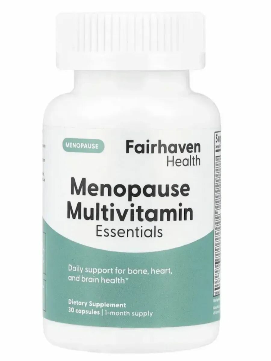Витамины для женщин 45+ (Menopause Multivitamin Essentials), 30 капсул