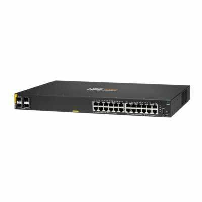Коммутатор HPE Aruba Networking CX 6000 24G Class4 PoE 4SFP 370W, 24 1 Гбит/с PoE+ + 4 1 Гбит/с SFP, управляемый