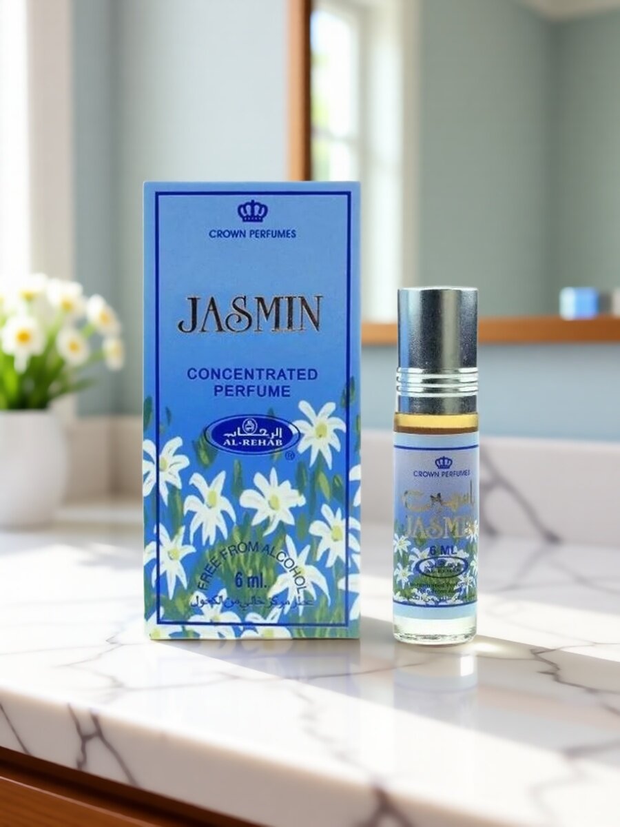 Масляные духи Al Rehab jasmin 6мл