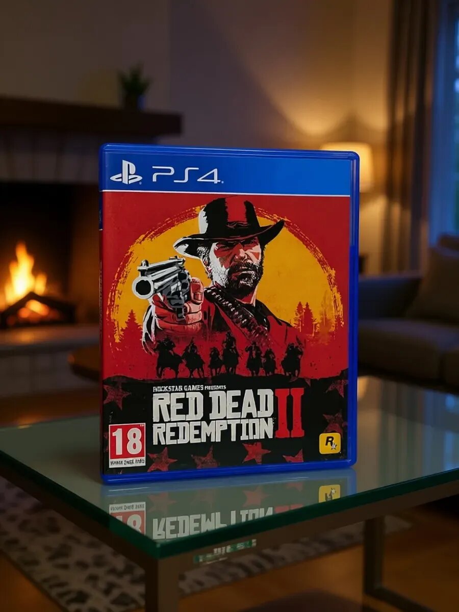 Диск с игрой Red Dead Redemption 2 PS4 / PS5