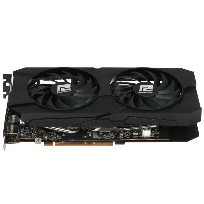 Видеокарта PowerColor AMD Radeon RX 7600 Fighter [RX7600 8G-F/V2] [PCIe 4.0, GPU 1720 МГц, 8 ГБ GDDR6, 128 бит, 3 x Dis