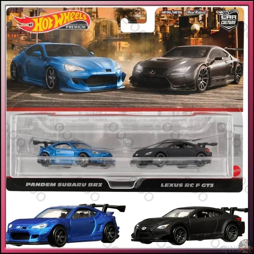 Машинка коллекционная Premium 2 Pack PANDEM SUBARU BRZ & LEXUS RC F GT3